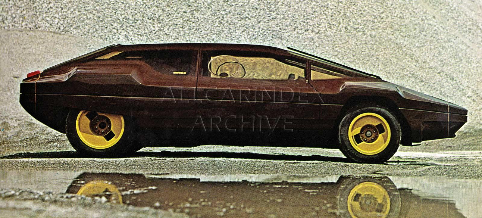 1978 Lancia Sibilo: A Futuristic Super Car Prototype - AllCarIndex