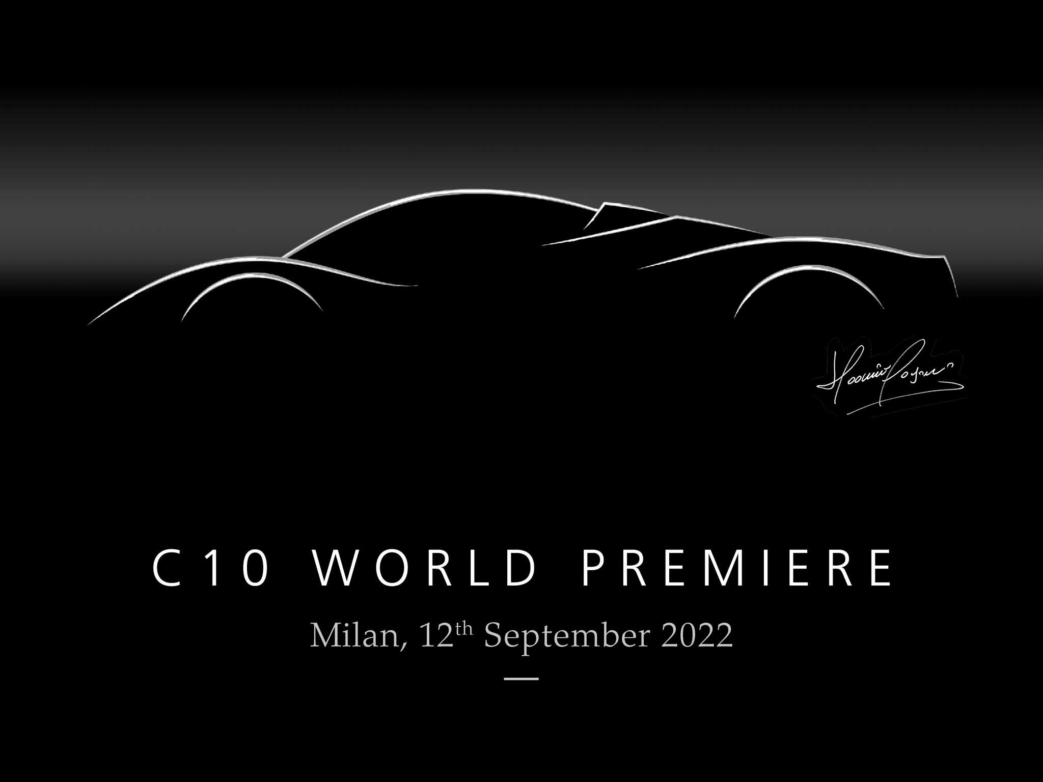 Pagani C10 is officially confirmed. Mark your calendar - AllCarIndex