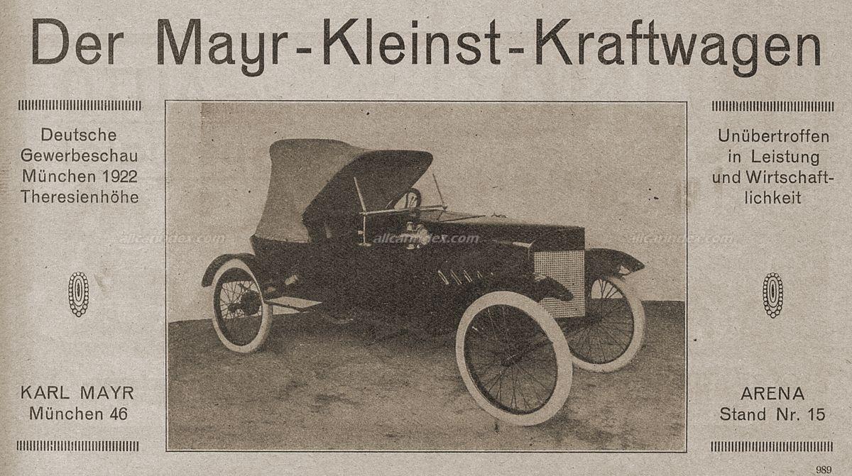 Mayr / Mayrette / SKA (Germany) - AllCarIndex