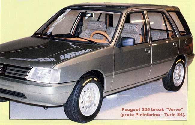 1984 Peugeot 205 Break Verve - AllCarIndex