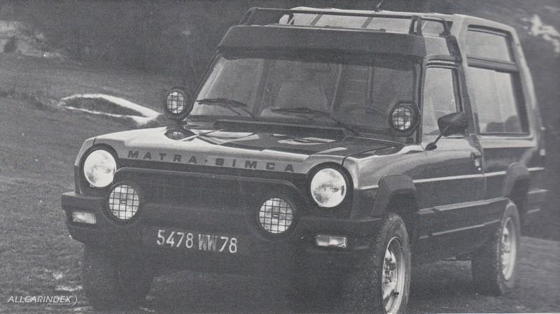Matra Rancho - AllCarIndex