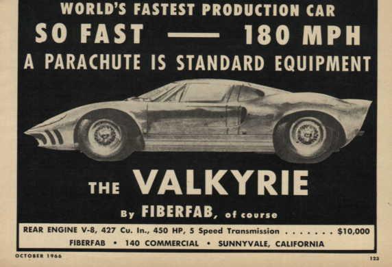 Fiberfab Valkyrie - AllCarIndex